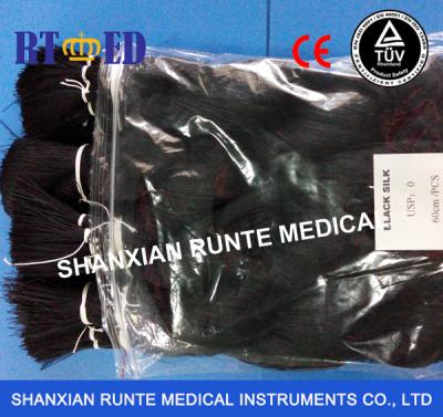 China Compative quality&Length SILK Suture,CE&ISO Certified, Black Braided ,Surgical Medical Suture(Catgut/PGA/PGLA/PDO/Nylon) for sale