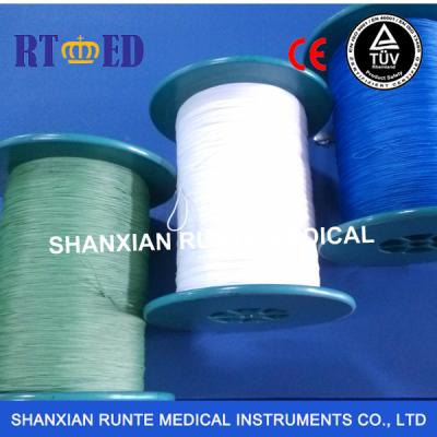 China Obstetrics Surgical Medical Polyester sutures with needle,  Non Absorbable sterial, safe material of polyamide for sale