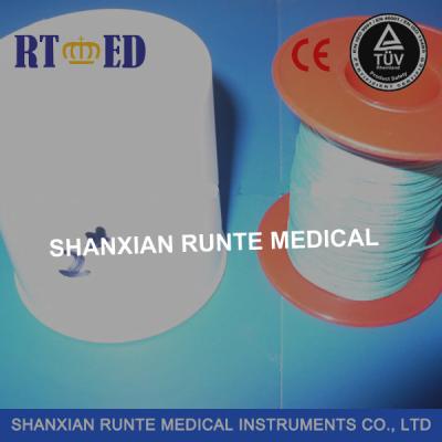 China Surgical Medical Braided coated Polyester sutures with needle,  Non Absorbable sterial, safe material of polyamide for sale