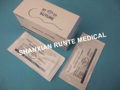 China Surgical Medical Monofilament Polypropylene sutures with needle,Non Absorbable sterial,safe material of polypropylene for sale