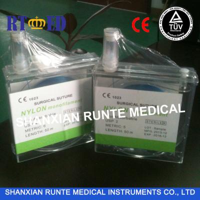 China Excellent Price Nylon suture Cassette,Hospital Safe sterial Medical Surgical Material(others catgut/PGA/PGLA/PDO/Silk) for sale