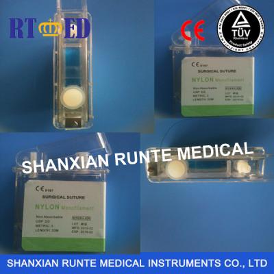 China Disposable Nylon suture Cassette,Hospital Safe sterial Medical Surgical Material(others catgut/PGA/PGLA/PDO/Silk) for sale