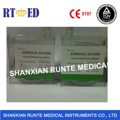 China Black/Blue Nylon suture Cassette,Hospital Safe sterial Medical Surgical Material(others catgut/PGA/PGLA/PDO/Silk) for sale