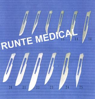 China TOP Quality Stainless Steel Medical disposable Surgical Scalpel Blade, Safe sterial Medical Material, CE&ISO Appro for sale