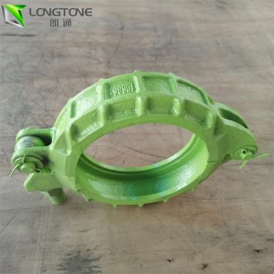 Cina Verticale a 6 pollici del morsetto della pompa per calcestruzzo, morsetto di tubo improvviso di Dn180 Bolt in vendita