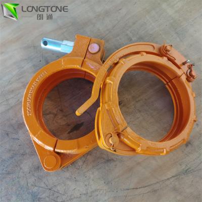Cina Morsetto del rilascio rapido del tubo della pompa per calcestruzzo a 5 pollici per Schwing Putzmeister in vendita