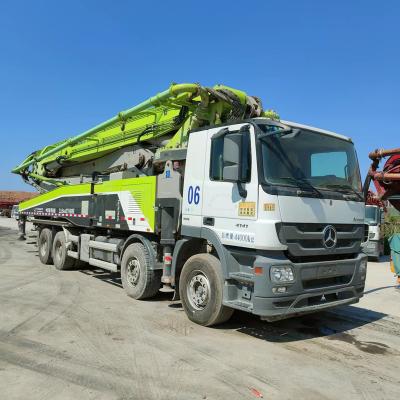 Cina Pompa per calcestruzzo utilizzata montata del camion, pompa concreta diesel elettrica dell'asta del motore 49m in vendita