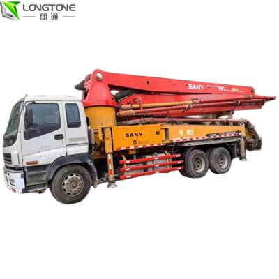 Cina 130m3/H ha utilizzato le pompe concrete del rimorchio, camion concreti utilizzati 35m3 dell'asta in vendita