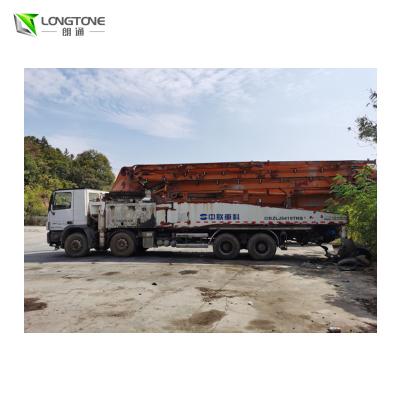 Cina Germany Make Putzmeister 56m Used Concrete Pump Truck With Benz Chassis in vendita