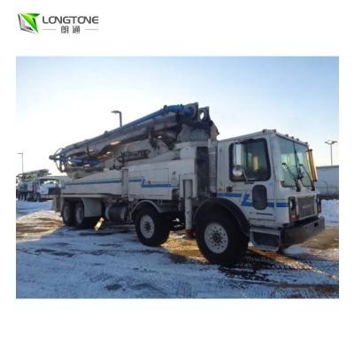 Cina Used Yellow Truck Concrete Pump with 24-36 M Distance 6-6.6 MPa Pressure in vendita