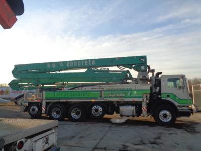 Cina Prezzo economico superiore del camion articolato 56m della pompa per calcestruzzo dell'asta di marca HB56K da vendere in vendita