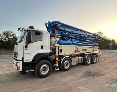 Cina Used Yellow Truck Concrete Pump with 24-36 M Distance 6-6.6 MPa Pressure in vendita