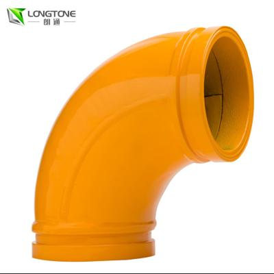 Cina Il tubo concreto di DN125 DN150 sgomita i riduttori pesa il colore giallo bianco rosso in vendita