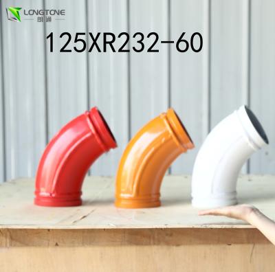 Cina Il tubo concreto di DN125 DN150 sgomita i riduttori pesa il colore giallo bianco rosso in vendita