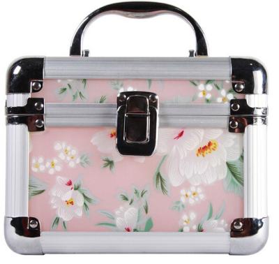 China Caja cosmética plástica hermosa con el marco de aluminio/joyero de Arcylic con Printting en venta
