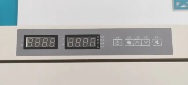 真っ直ぐの省エネの-25の程度多引出しが付いている医学の冷凍庫358リットルの