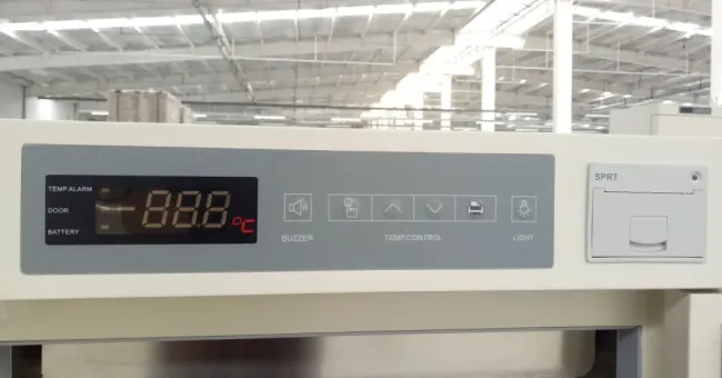 병원을 위한 4 도 혈액저장 108L 수직 혈액 은행 냉동기