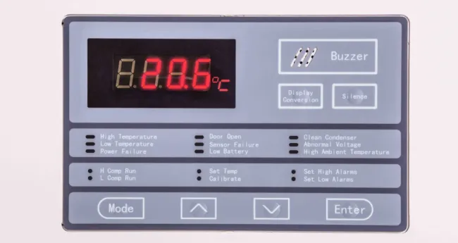 Energy Saving -86 Degrees Ult Freezer with 188 Liters Capacity for Laboratory
