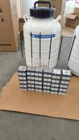China Dry Shipper for Cryogenic Sample Transport  No-Spill Liquid Nitrogen Solution for sale
