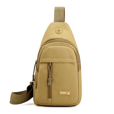 China Wholesale PORTABLE Leather Messenger Bags Fashion Men Shoulder Bags Multifunctional Canvas Chest Bags factory