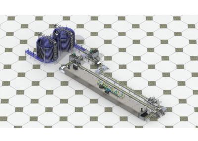 中国 自動化されたパンのパン作り装置高性能平らなパンの生産ライン 販売のため