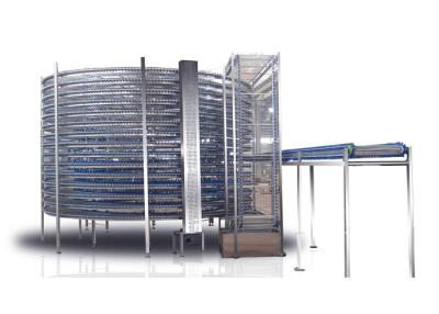 Cina Macchina di raffreddamento a spirale industriale del nastro trasportatore per pane francese congelato in vendita
