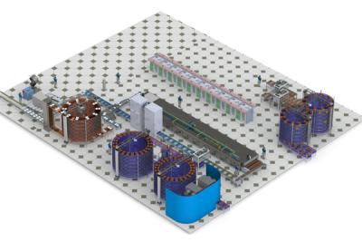 China Electric Spiral Cooling Conveyor Automatic Cooling Tower Conveyor For Frozen Food for sale