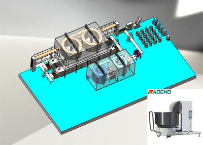 中国 Industrial Baguette Production Line / French Bread Machine Stainless Steel Materials 販売のため