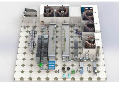 中国 Automatic Commercial Hamburger Bread Making Production Line Machines 販売のため