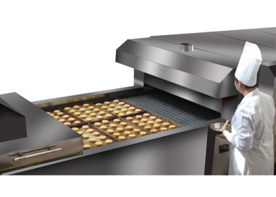 China Multi-Used Industrial Tunnel Oven For Cake / Hamburger Production Line for sale