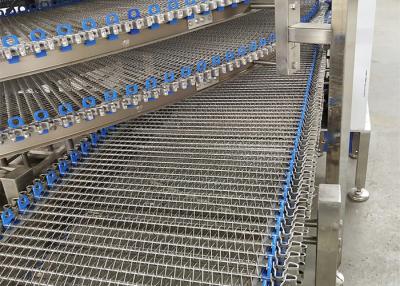 Cina Trasportatore di raffreddamento a spirale professionale per la linea di produzione del pane capacità su misura in vendita