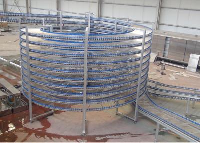 Cina Stato di raffreddamento dei trasportatori a spirale della catena di convogliatore dell'alimento di capacità elevata nuovo in vendita