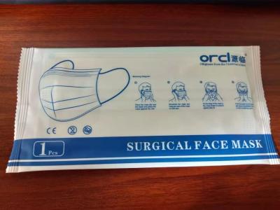 Cina protezione eliminabile chirurgica di 3Ply Earloop maschera il CE ISO13485 approvato in vendita