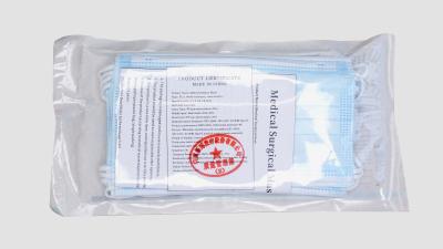 Cina 17.5*9.5cm che adulto Earloop eliminabile protezione maschera anti Covid-19 in vendita