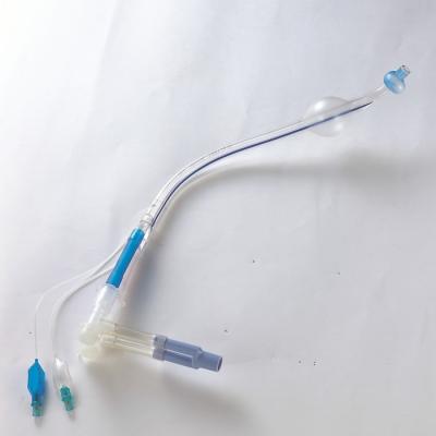 China Lume Cuffed bronchiale della metropolitana della tracheotomia di pressione bassa del PVC di Cannual doppio for sale