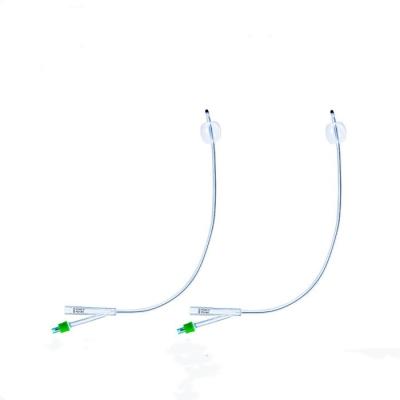 Cina Capacità di modo 8-24Fr 5-30cc del catetere 2 di Foley del silicone dell'ospedale in vendita