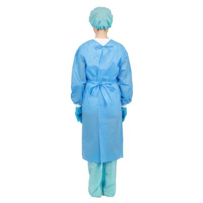 Cina AAMI LIVELLO 1 abbigliamento eliminabile della sicurezza dell'abito di isolamento di SMS non sterile per l'uniforme di funzionamento dell'ospedale in vendita