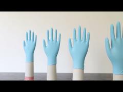 Guanti blu adulti medici del nitrile degli articoli di consumo EN374