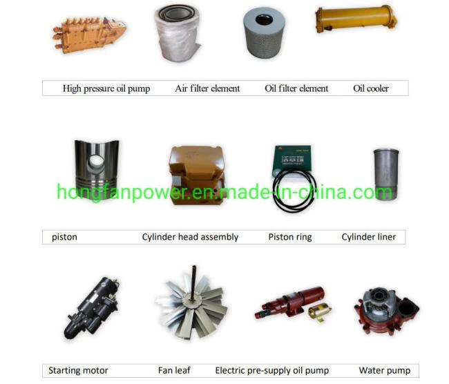 Zichai 6210zlc Diesel Engine Accessories 8170zlc Diesel Engine Accessories Zichai Cylinder Sleeve Piston Nozzle Couple Parts