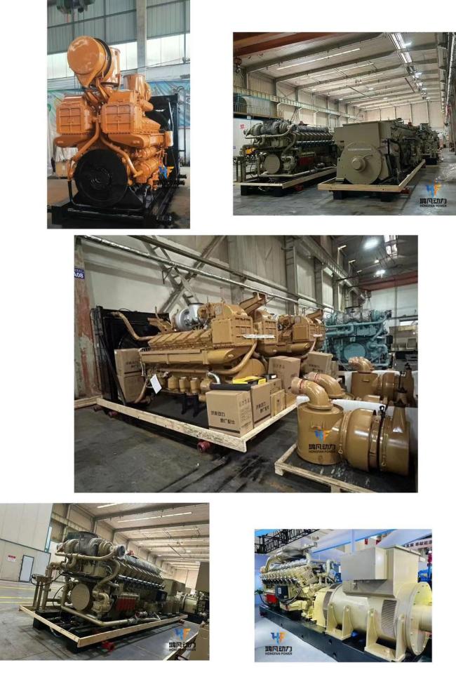 Jdec Jichai Chidong 150kw Cw-150gfz Biogas Generator Set Jinan Diesel Engine