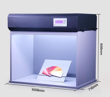 China T90-7 Professional Camera Chart Color Assessment Cabinet with Led Adjustable Illuminace Light Source for sale