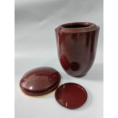 Cina Colore Ash Urn With Gold Belt funereo del Bordeaux per umano riservato in plastica dell'ABS in vendita