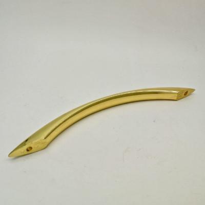 China M5 Handvatten 27*4cm van de Schroefmessing Opgepoetste Doodskist Gouden Kleur Te koop