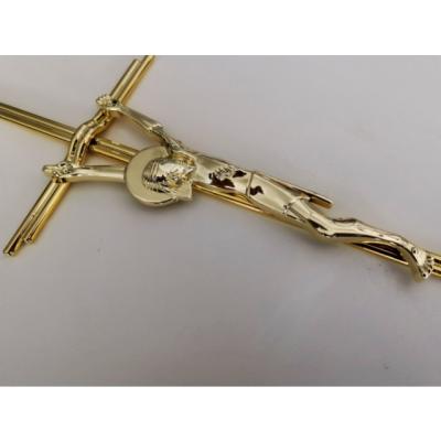 Cina Rifinitura funerea italiana del rame dell'oggetto d'antiquariato della croce 55*17cm di Zamak in vendita