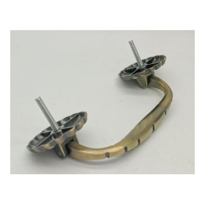 China Beweegbare Begrafenis Antieke van de het Zinklegering van Doodskisthandvatten de Kistbar 19.5*8.5cm Te koop