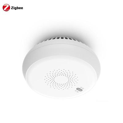 China LEDEAST S01 Tuya ZigBee Smoke Sensor Switch with 24GHz Wireless Connection for Fire Hazard Prevention and Home Safety Monitoring for sale
