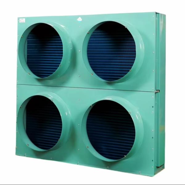 Quality High Quality Energy-Saving Air Cooled Refrigeration System Condenser Parts Aluminum & Copper Tube U-Shaped High Efficiency for sale