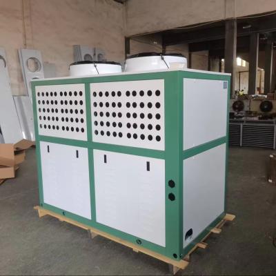 China High Energy Efficiency Air Cooled Copper Condenser U-Shaped Design for Mushroom Cold Storage Refrigeration System Refrigerant for sale