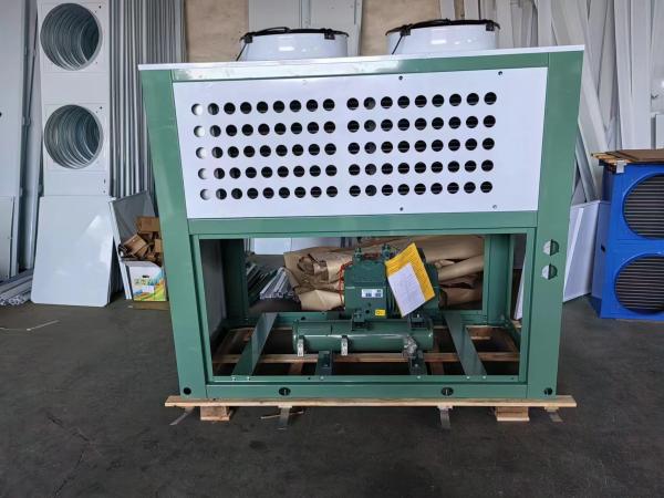 Quality Modern Design High Efficiency High Performance Air Cooled Condenser Aluminum Copper Tube U-Shaped Design Refrigeration Parts for sale