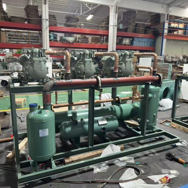 Quality Heat Exchange Equipment Cold Room Condenser Unit Chiller Refrigeration Condensing Unit for Storage Room for sale